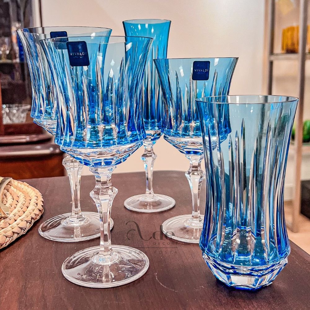 Kit de Taças Decorativas Vivaldi - 6 Pçs